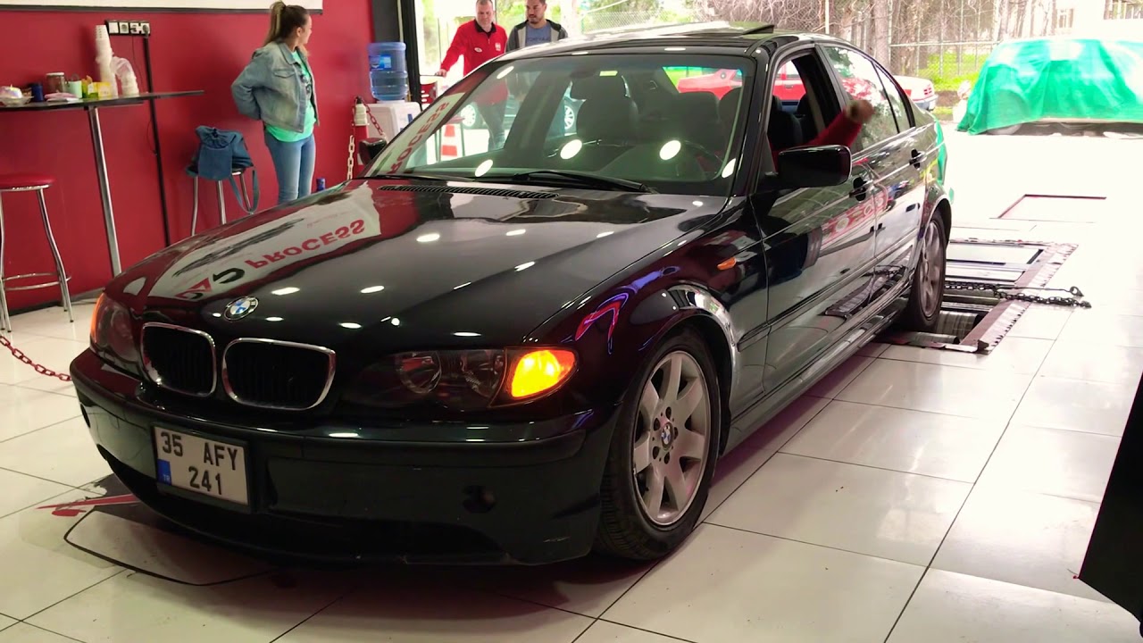 Bmw e46 325i m54 DYNO TEST - YouTube
