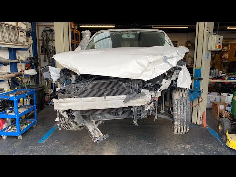 CRASH DAMAGED COPART SALVAGE AUDI A1 CAR RESTORATION - YouTube