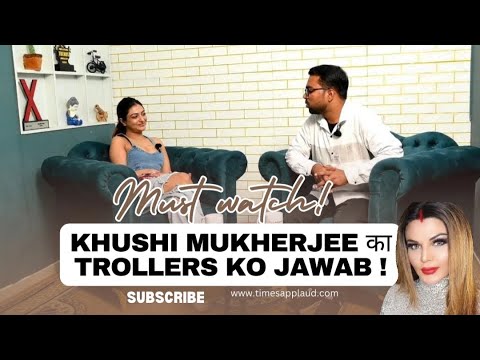 Khushi Mukherjee Opens Up: Career, Fame & Real Life Struggles. #bollywood #khushimukherjee #news