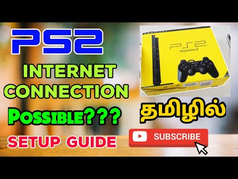 PS2 Internet Connection settings 16 steps method 2022 தமிழில் - YouTube