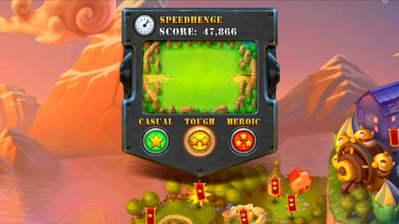 Fieldrunners 2: Map - Grasslands. SPEEDHENGE. Tough - YouTube