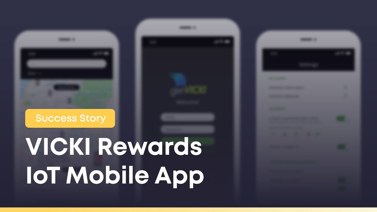 Success story: VICKI Rewards IoT mobile app - YouTube
