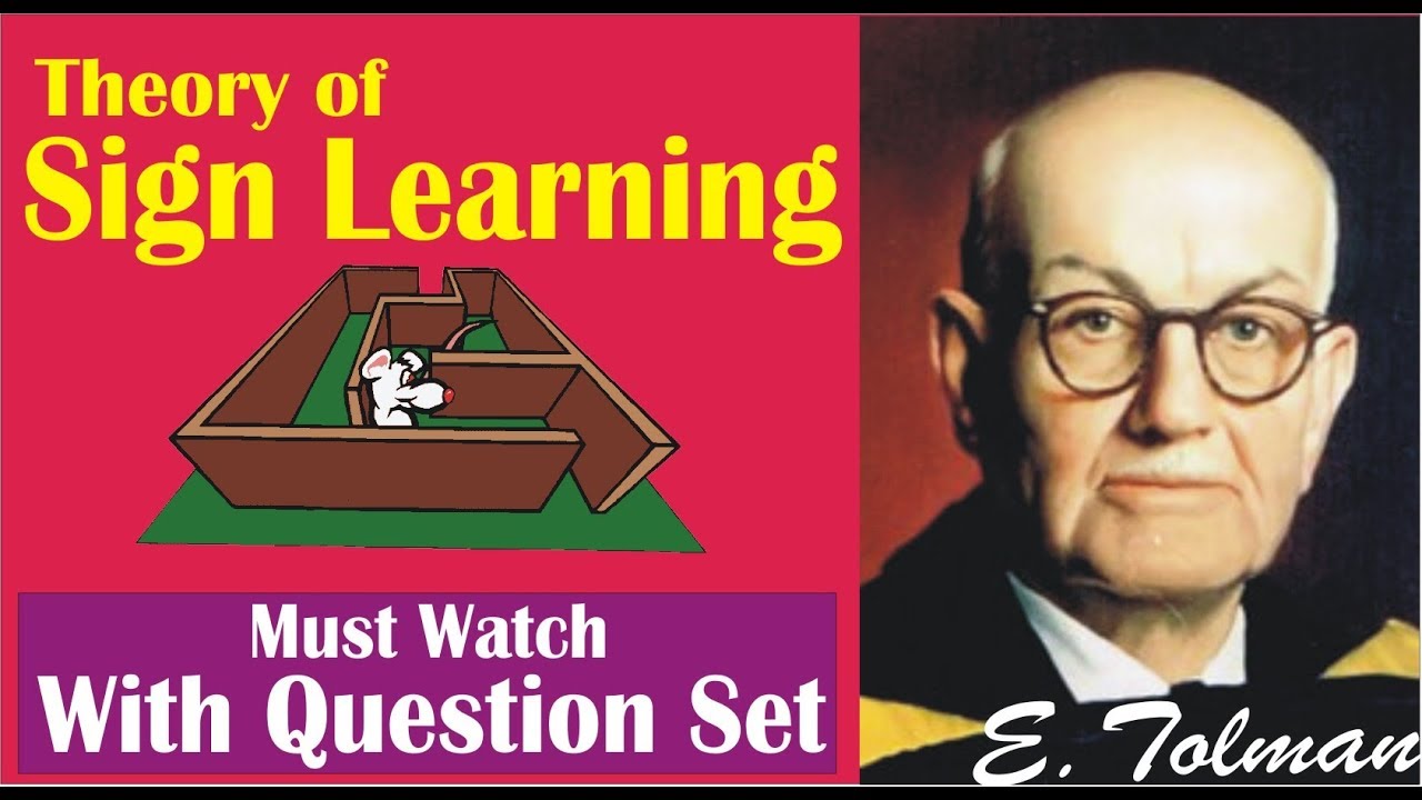Tolman Sign Learning Theory by Sanjeev Sir DSSSB, CTET, HTET, REET ...