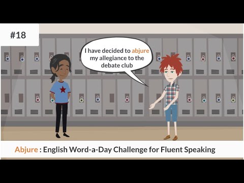Abjure Meaning with Examples || English Vocabulary for Beginners - YouTube