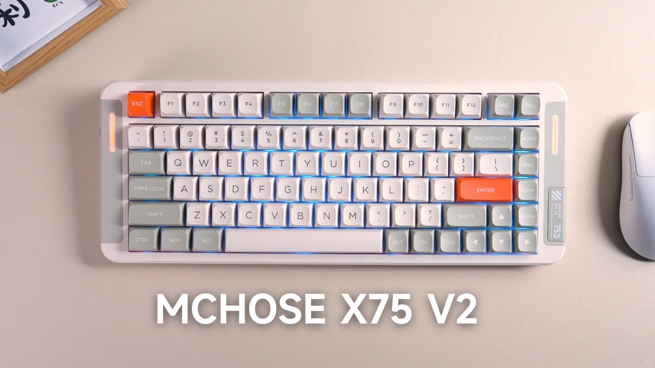 MCHOSE X75 V2 Custom Mechanical Keyboard for Office & Gaming #mchose # ...