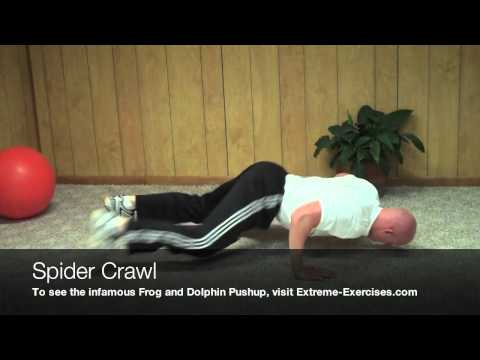 Spider Crawl Exercise-get a CHISELED whole body from this FAST!!
