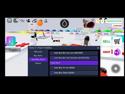 new pop it trading script work for hydrogen and fluxus - YouTube