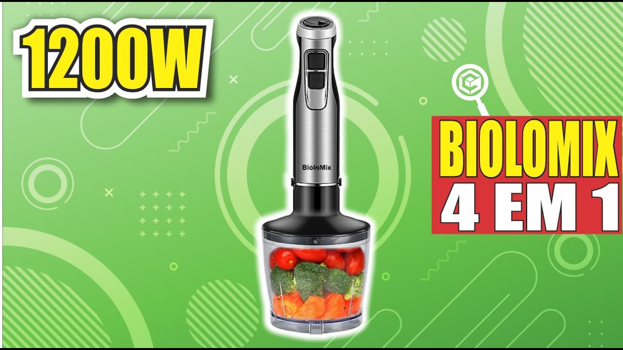 O MIXER MAIS POTENTE e COMPLETO do MERCADO BIOLOMIX 4 EM 1 - YouTube