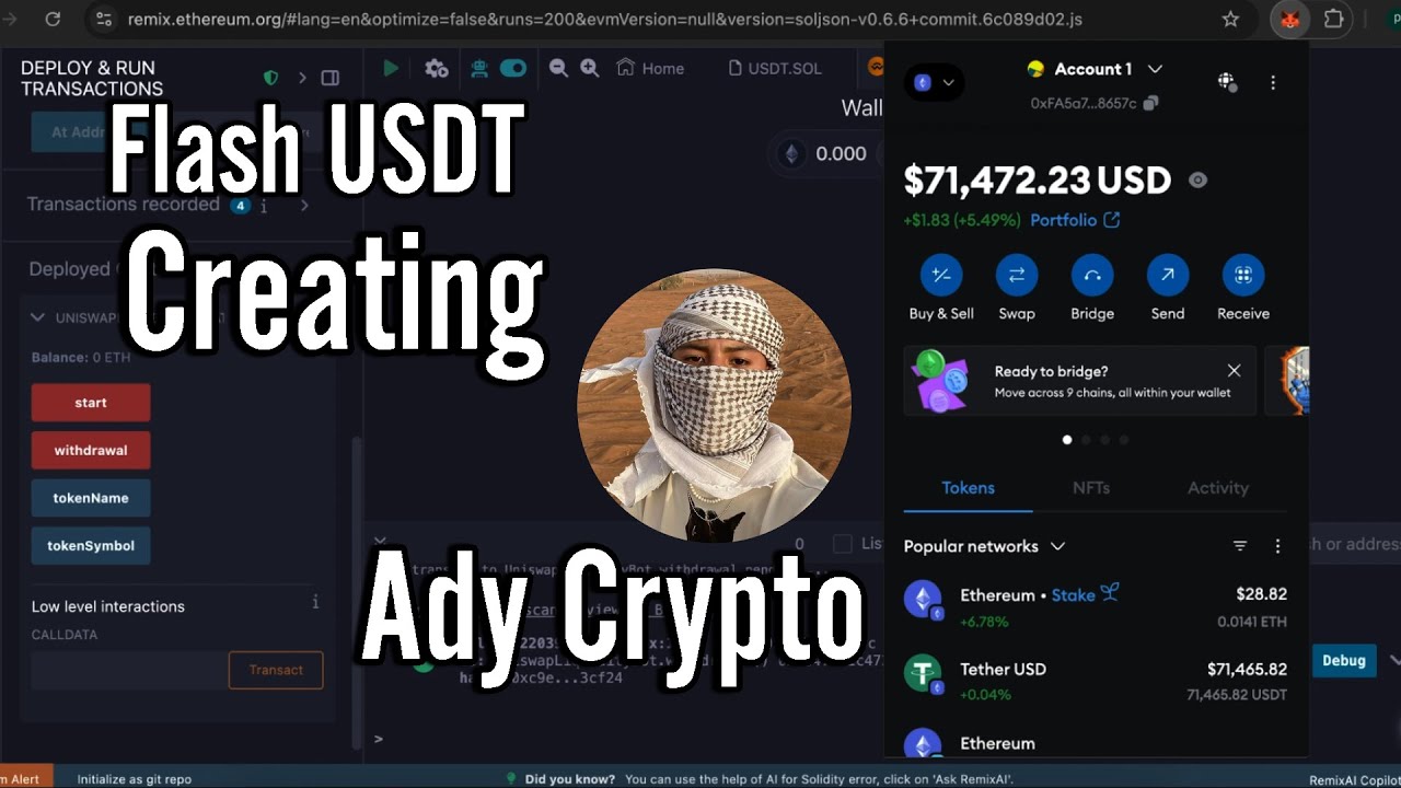 Crafting your own Flash Token | Crypto Flash - YouTube