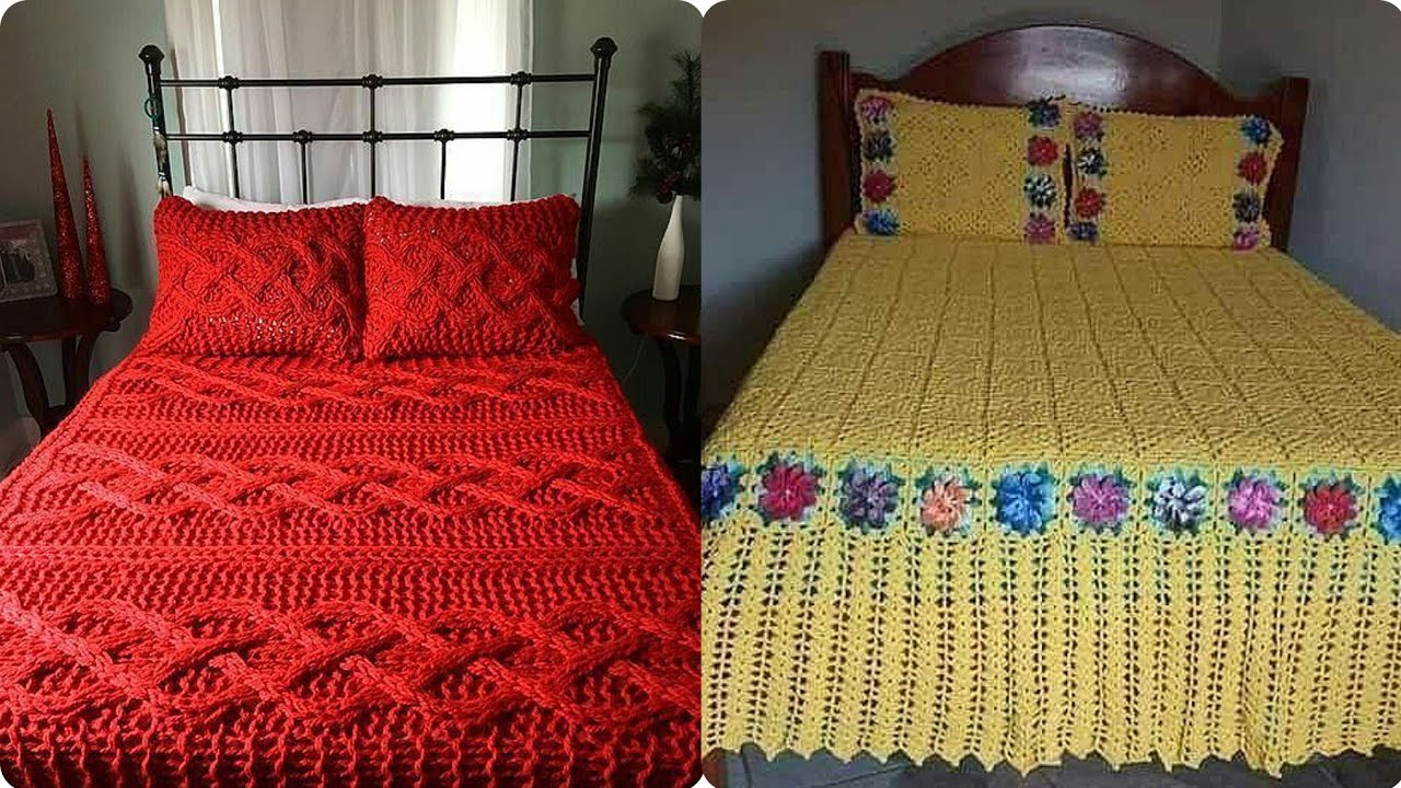Attractive Free Crochet Patterns Crochet Badsheet Design For 2023 - YouTube