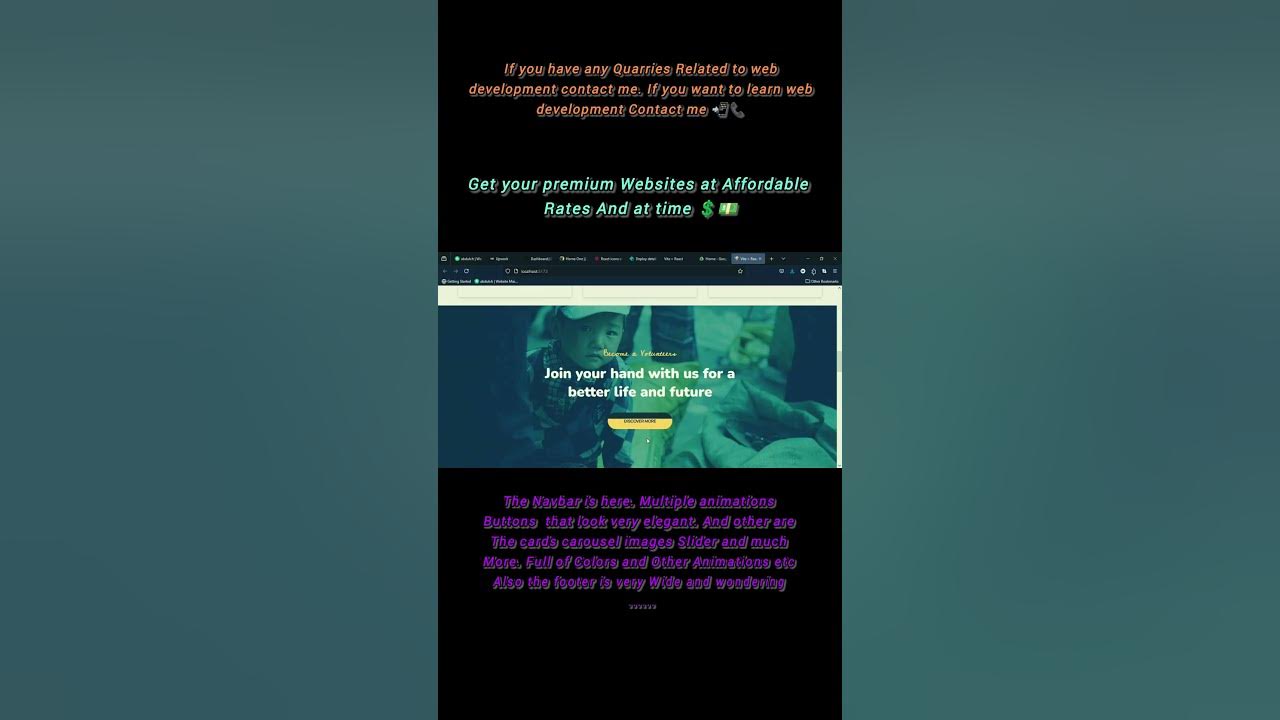 React Js Donation website #coding #codewithbitwizards - YouTube