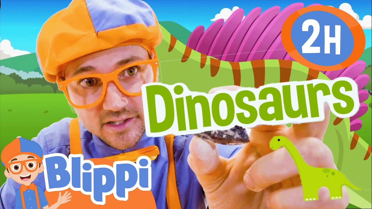 Blippi Learns About Dinosaurs | 💤 Bedtime, Wind Down, and Sleep with ...