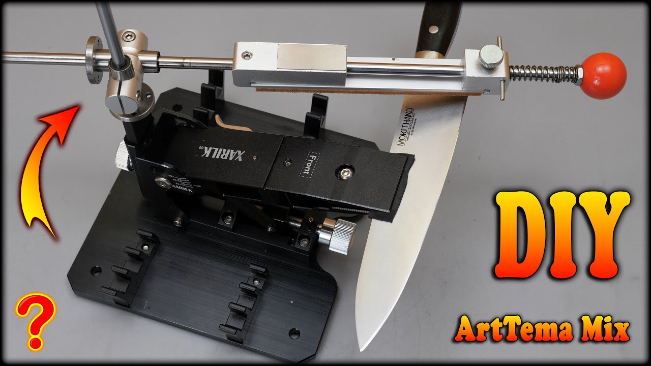 Razor sharp knife at home Sharpening a kitchen knife on an improved ...