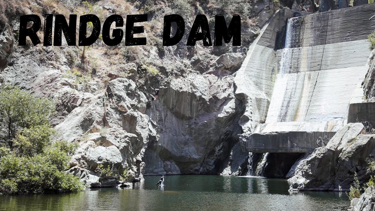 CLIFF JUMPING RINDGE DAM IN MALIBU - YouTube