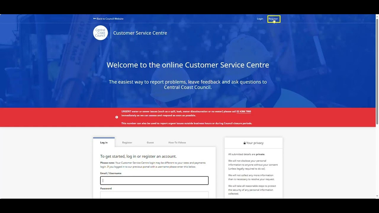 Online Customer Service Centre How to Guide - YouTube