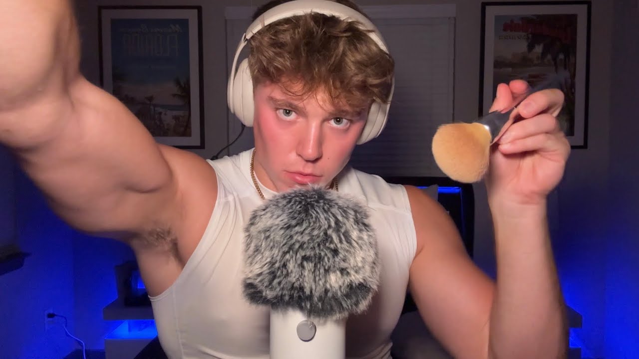 ASMR fluffy triggers that will melt away ANXIETY ☁️ 🌫️💫🤍 - YouTube