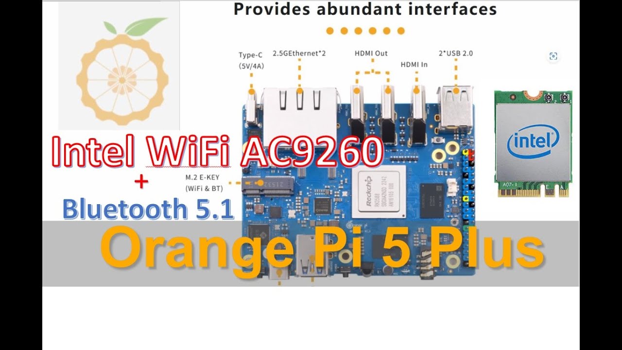 Orange Pi 5 Plus Intel WiFi BT 設定教學 - YouTube