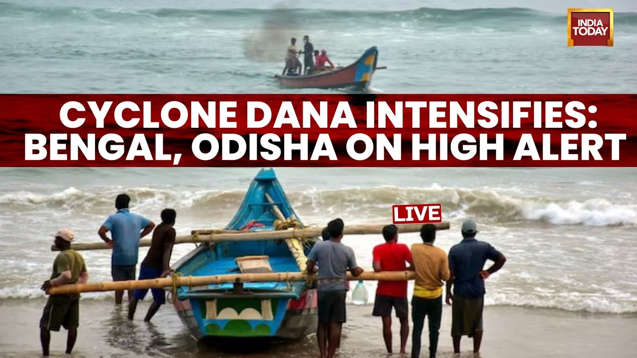 Cyclone Dana LIVE Updates: Dana Intensifies Into Cyclonic Storm, Over ...