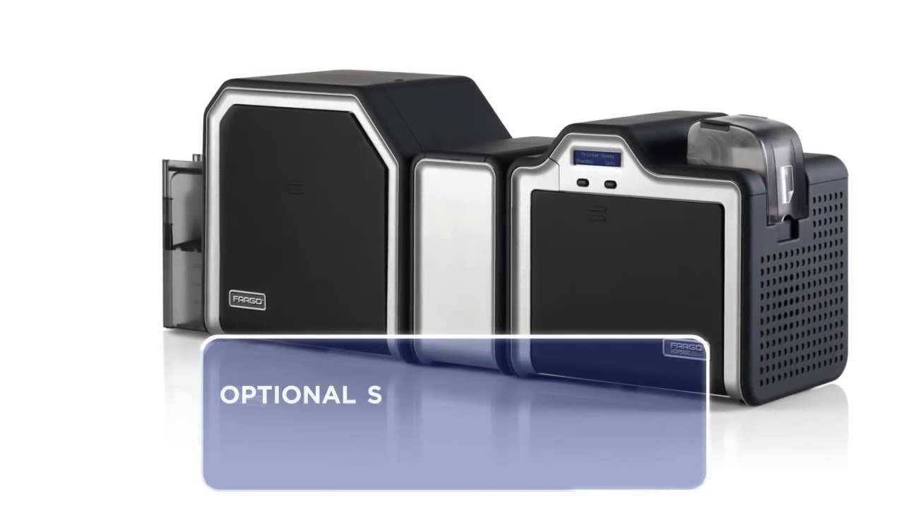 Fargo HID HDP5000 ID Card Printer - YouTube