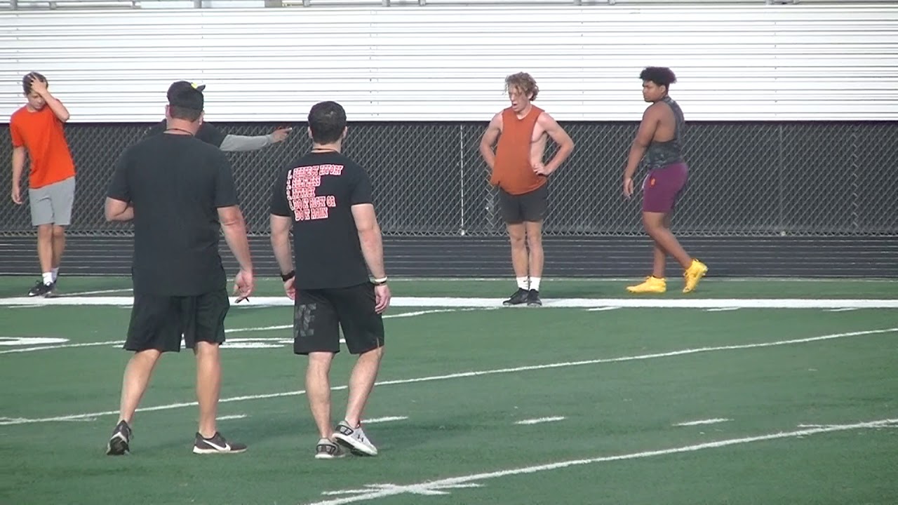 Gilmer Buckeyes begin conditioning drills - June 8, 2020 - YouTube
