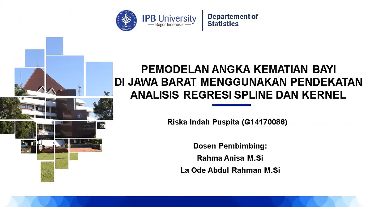 Kolokium: Pemodelan Angka Kematian Bayi Menggunakan Pendekatan Analisis ...