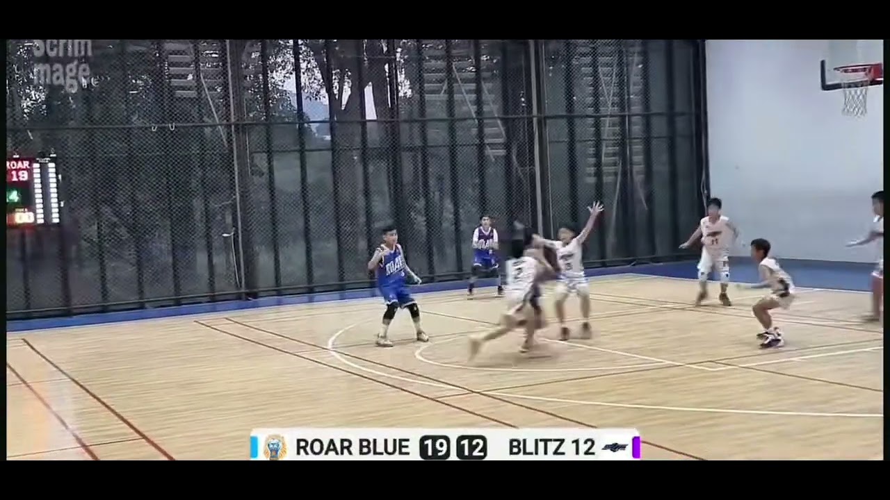 Rayen Putrama basketball player 11 years old, scrimmage ROAR vs BLITZ ...
