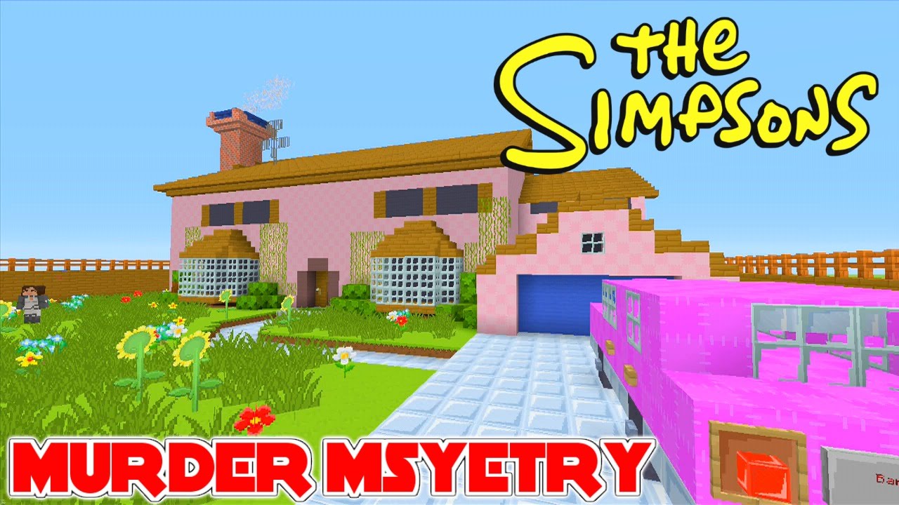 Simpsons House -|- Minecraft Murder Mystery - IM THE MURDERER! - YouTube