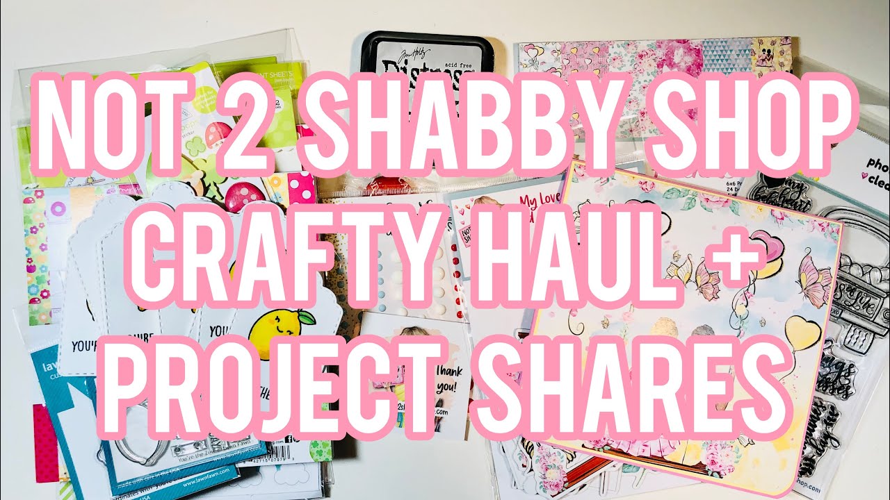 @Not2ShabbyShop Crafty Online Haul + Project Shares! New Doodlebug!!! - YouTube