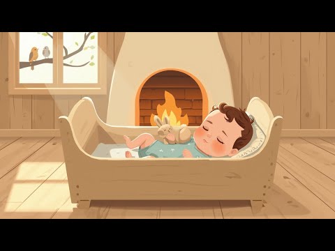 Uspavanka za bebe- Tiho noći | Beba sanja na oblaku sa zvezdicama i nežnim „zzzz““