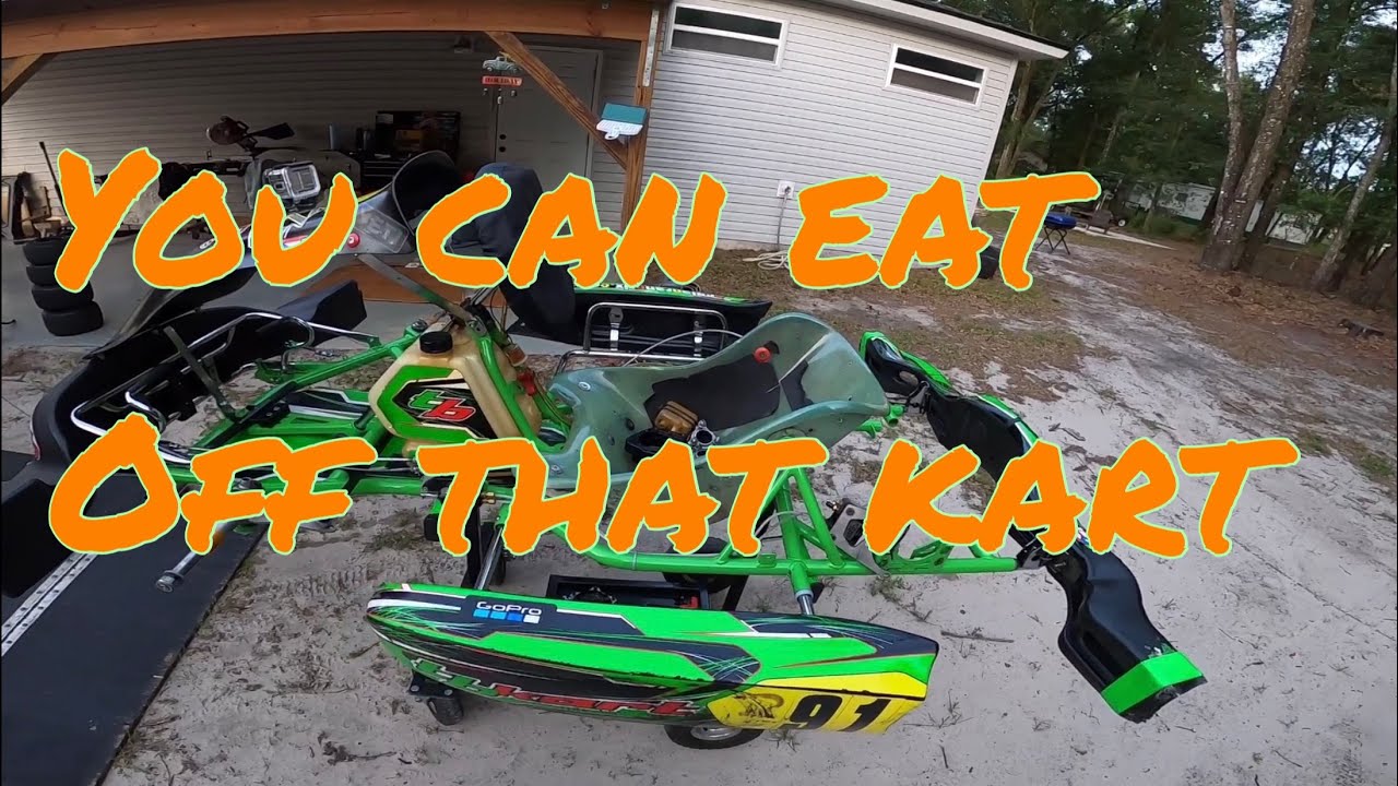 Karting Vlog: Cleaning your Kart with Miguel - YouTube