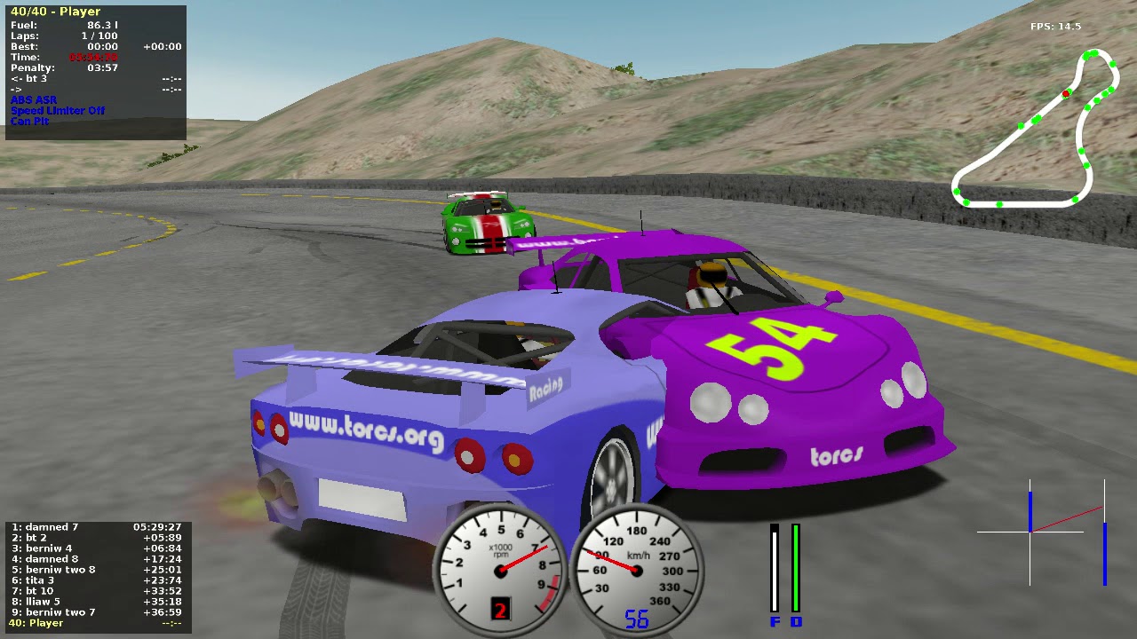 How to win car racing games the easy way (TORCS) - YouTube