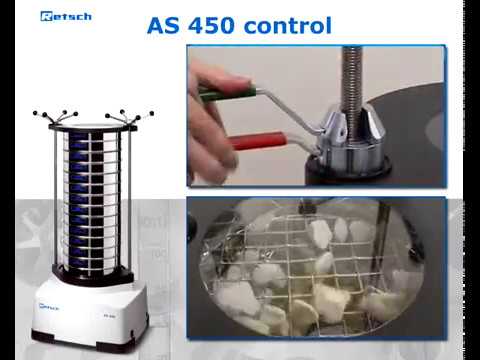 Vibratory Sieve Shaker AS 450 control - YouTube