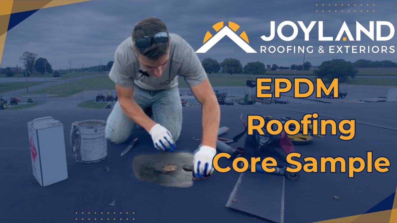 Commerical EPDM Roof Core Sample/Test - YouTube