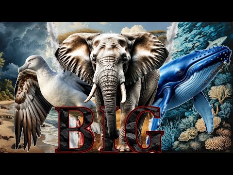 САМЫЕ ОГРОМНЫЕ СОЗДАНИЯ НАШЕЙ ПЛАНЕТЫ!!! СЛОН, КИТ. АЛЬБАТРОС!!!
