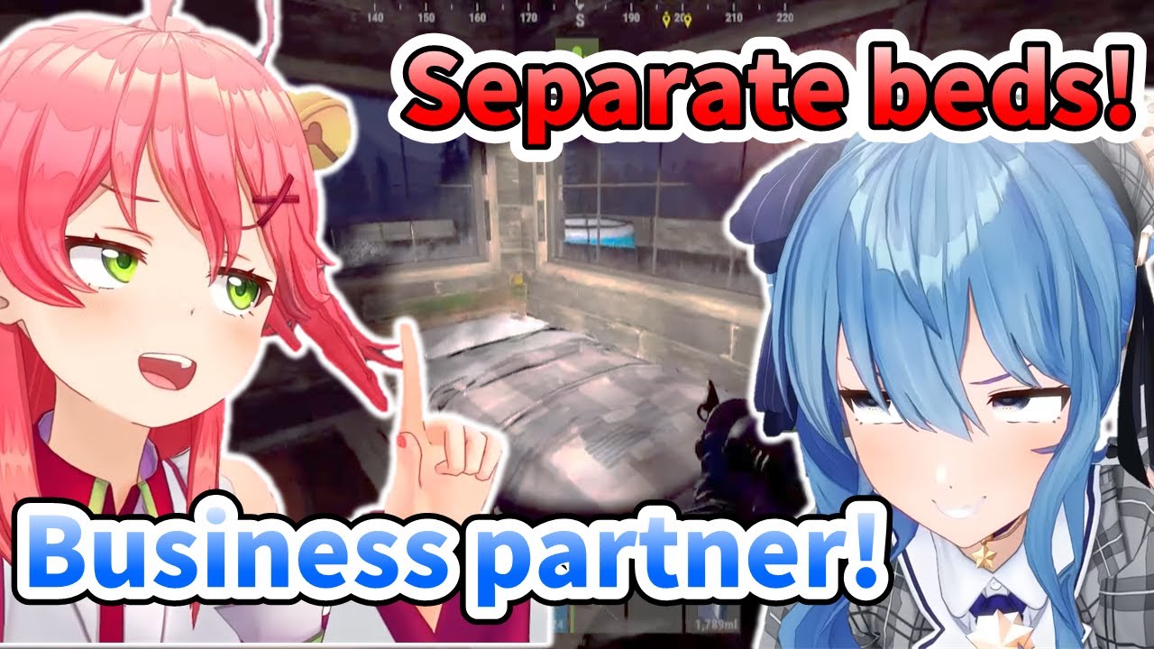 [EngSub] Miko & Suisei Have 2 Rooms Separated to Keep Themselves Pro BP [Hololive Clip RUST ...