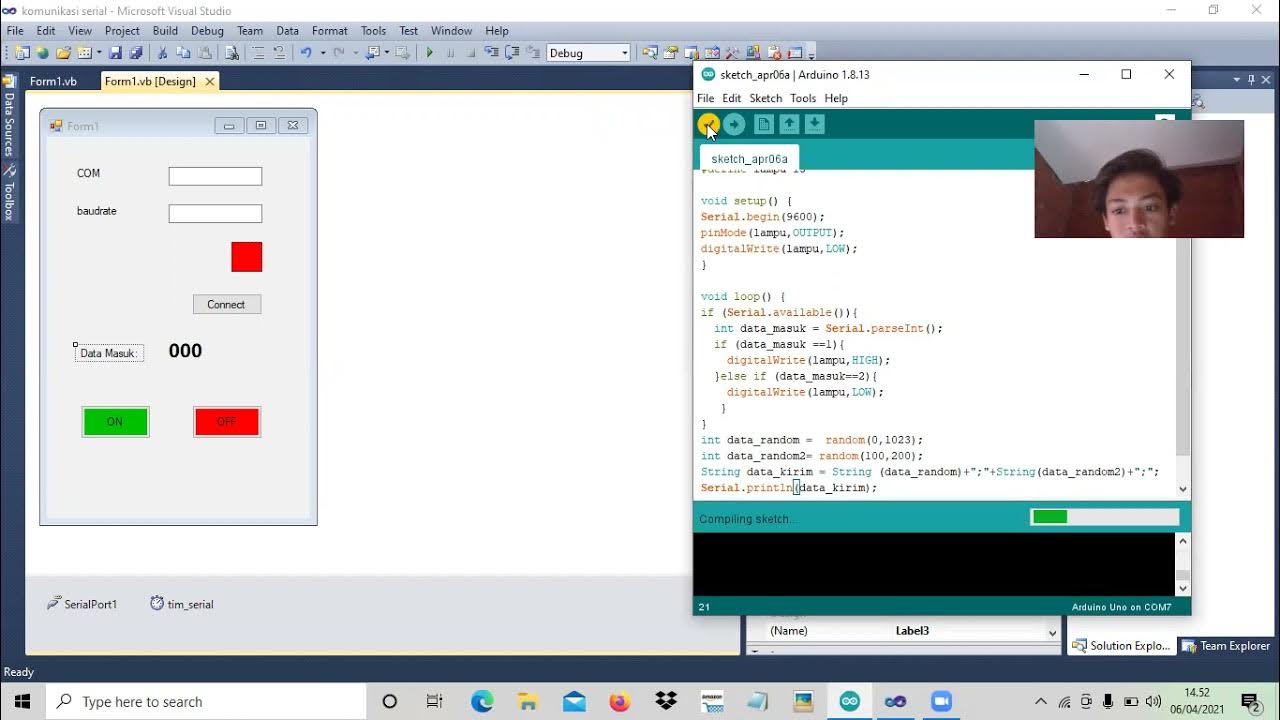 Tutorial komunikasi serial Arduino dan Visual Basic part3 (multi data ...