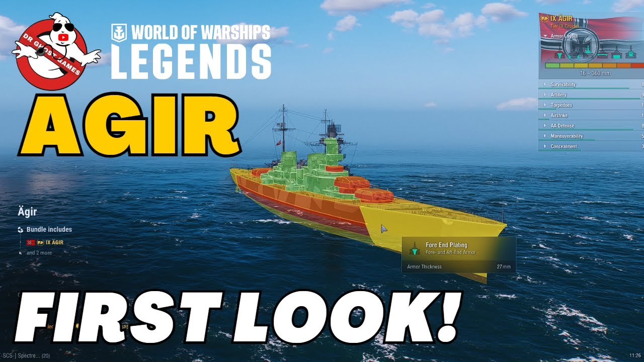 Upcoming Campaign Ship! - AGIR || World of Warships: Legends - YouTube
