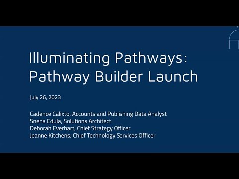 Credential Registry Pathway Builder Launch Webinar Recording - YouTube