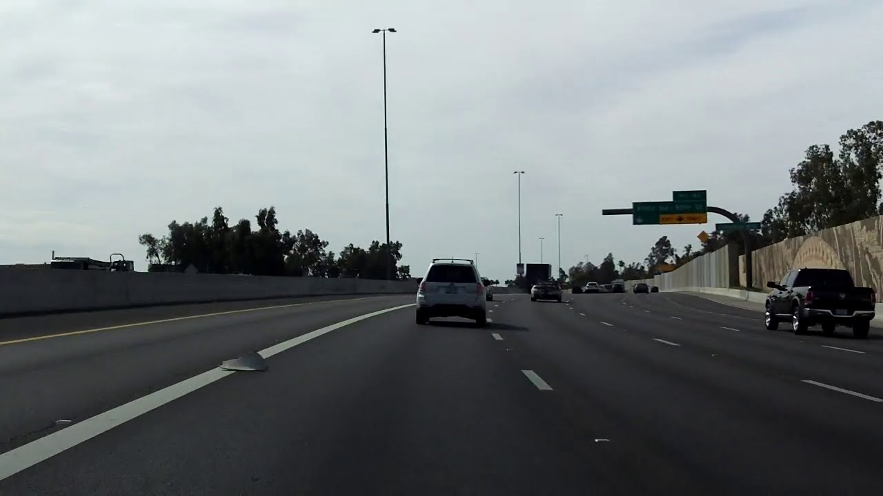 Pima Freeway (AZ Loop 101 Exits 34 to 43) southbound/inner loop - YouTube
