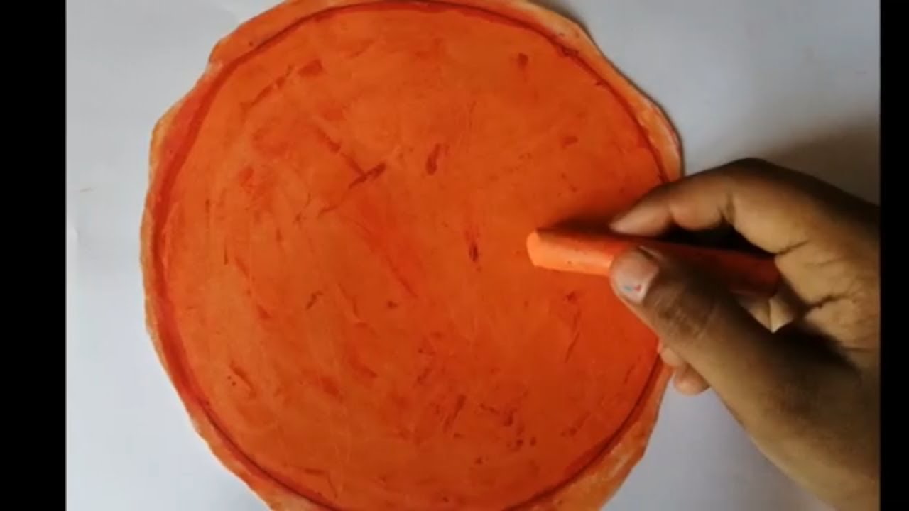 How to draw Sun || Oil pastel painting SUN ||Sun Drawing - YouTube