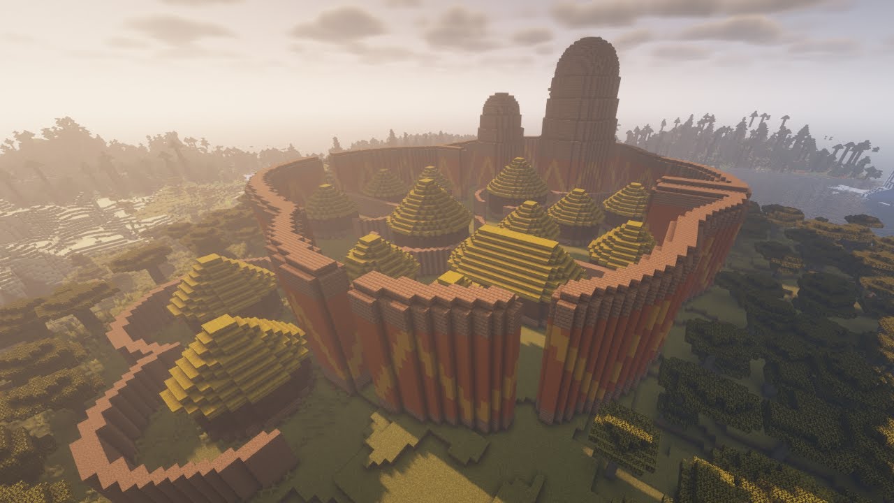 Great Zimbawe from Civ6 but in Minecraft - YouTube