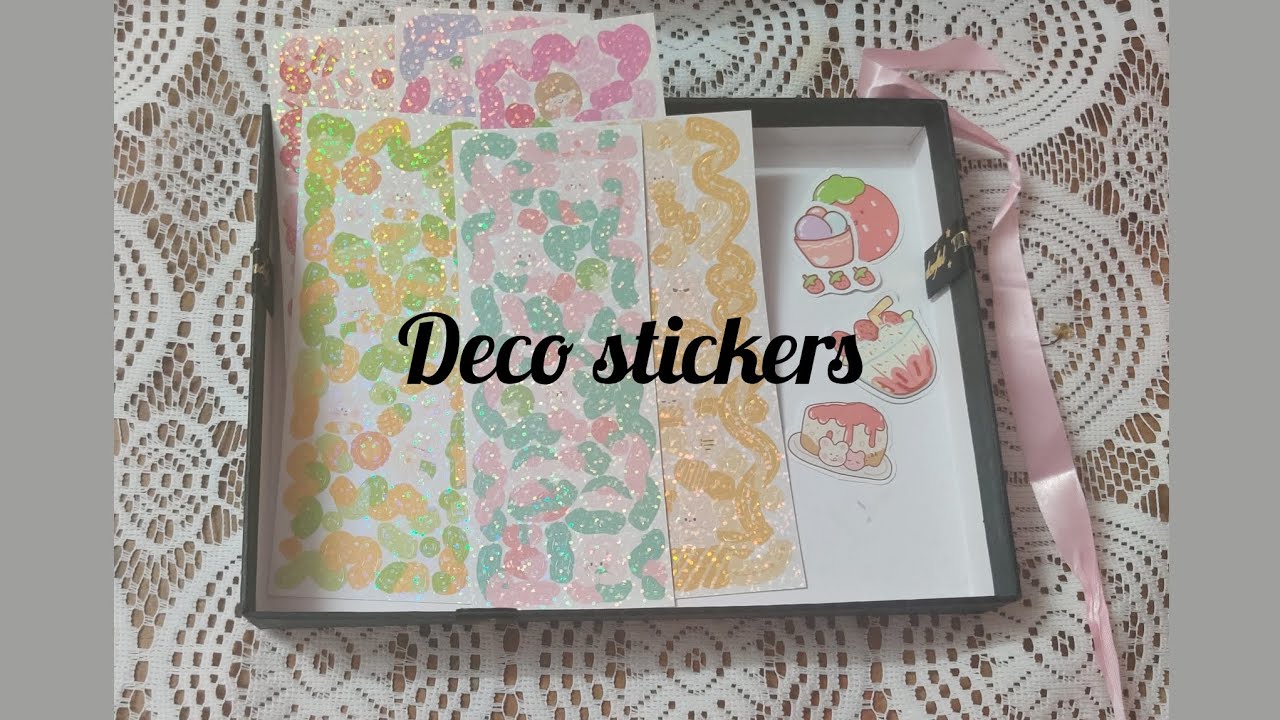 Unboxing Journal stickers - YouTube