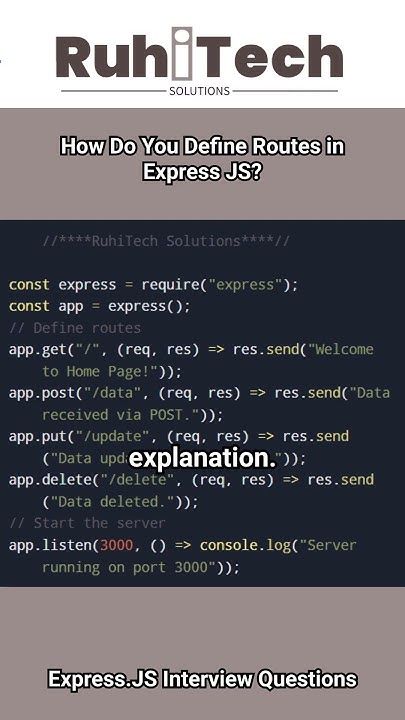 Express JS #expressjsinterviewquestions #expressjstutorial #expressjs #job # - YouTube