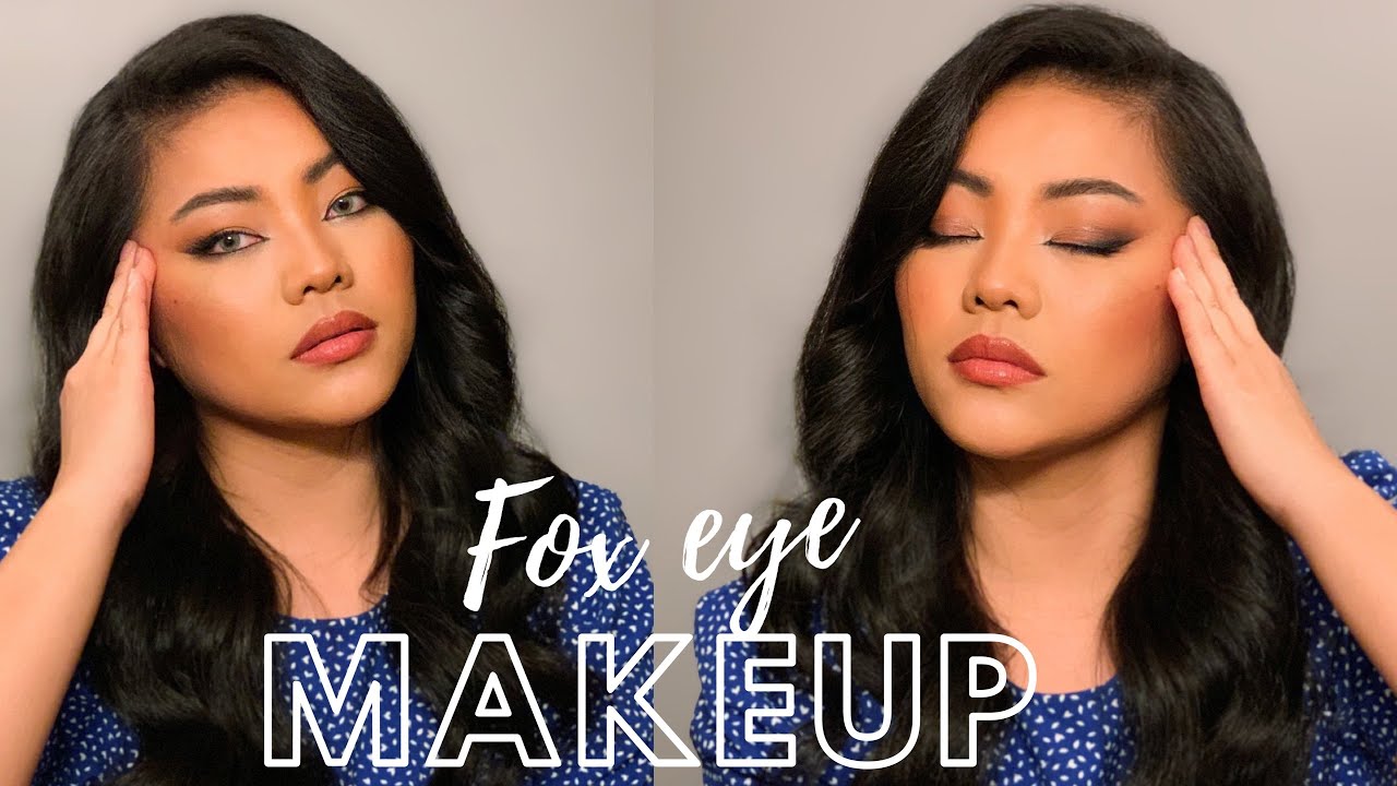 FOXY EYE MAKEUP TUTORIAL: EYE LIFT WITHOUT SURGERY - YouTube