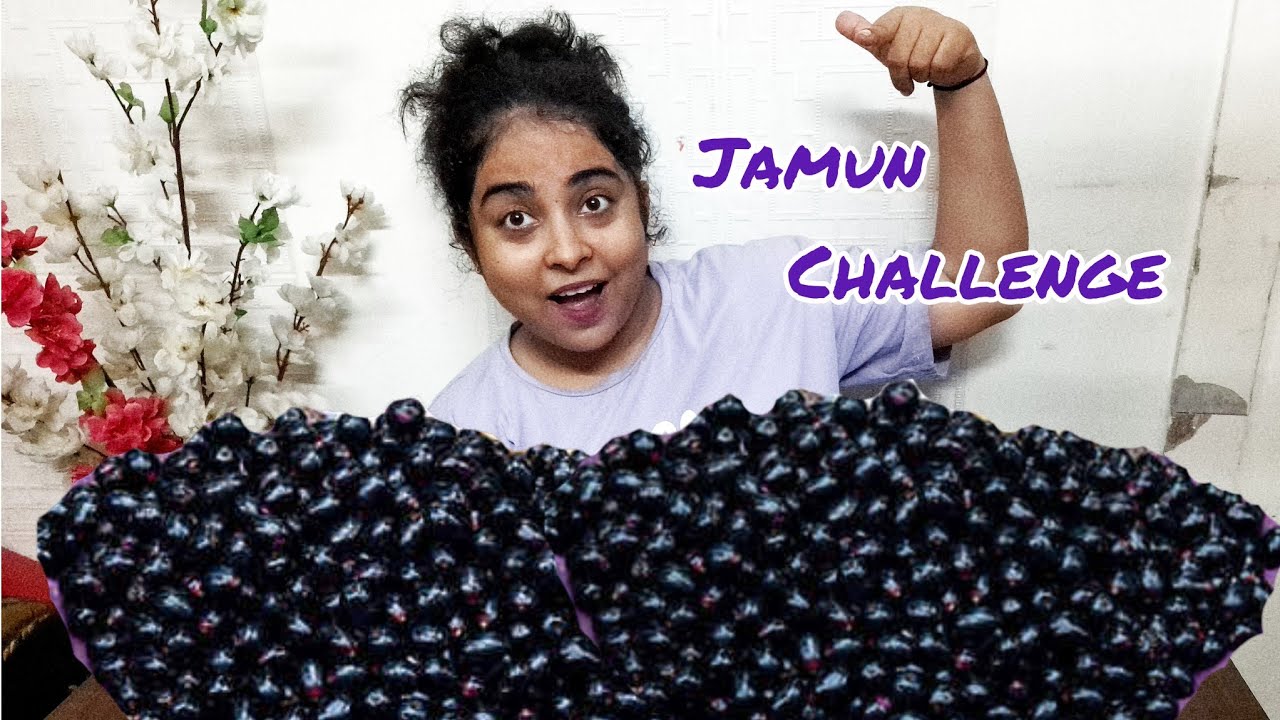 Jamun Fruits Eating Challenge|Java Plum Eating Competition|CrazyEats| - YouTube