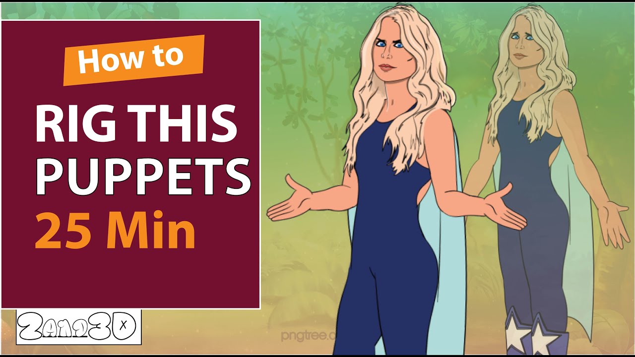 How to Rig this Adobe Character Animator puppet in 25 Minutes - YouTube