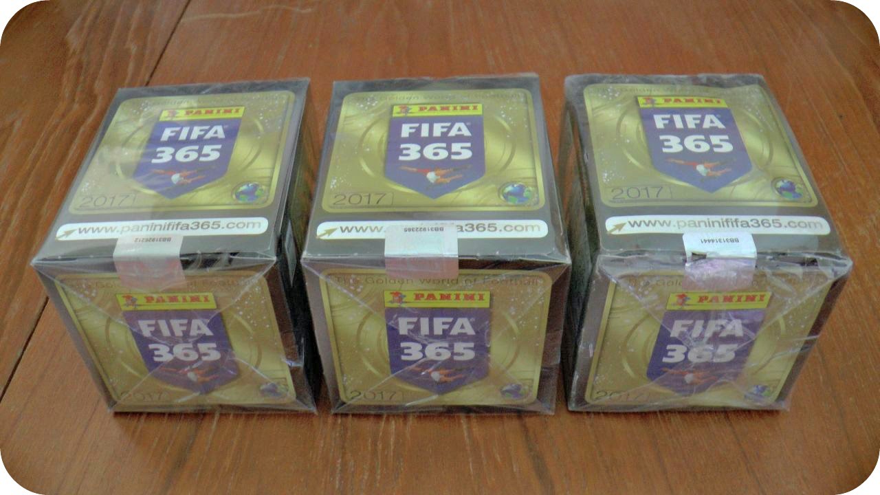 COMPLETE BOOSTER BOX | Panini FIFA™ 365 (2017) Official Sticker ...