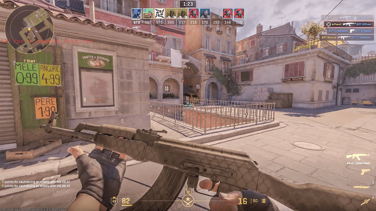 Counter-Strike 2 (CS2) - Cs_Italy FFA DM - 23 October 2023 - YouTube