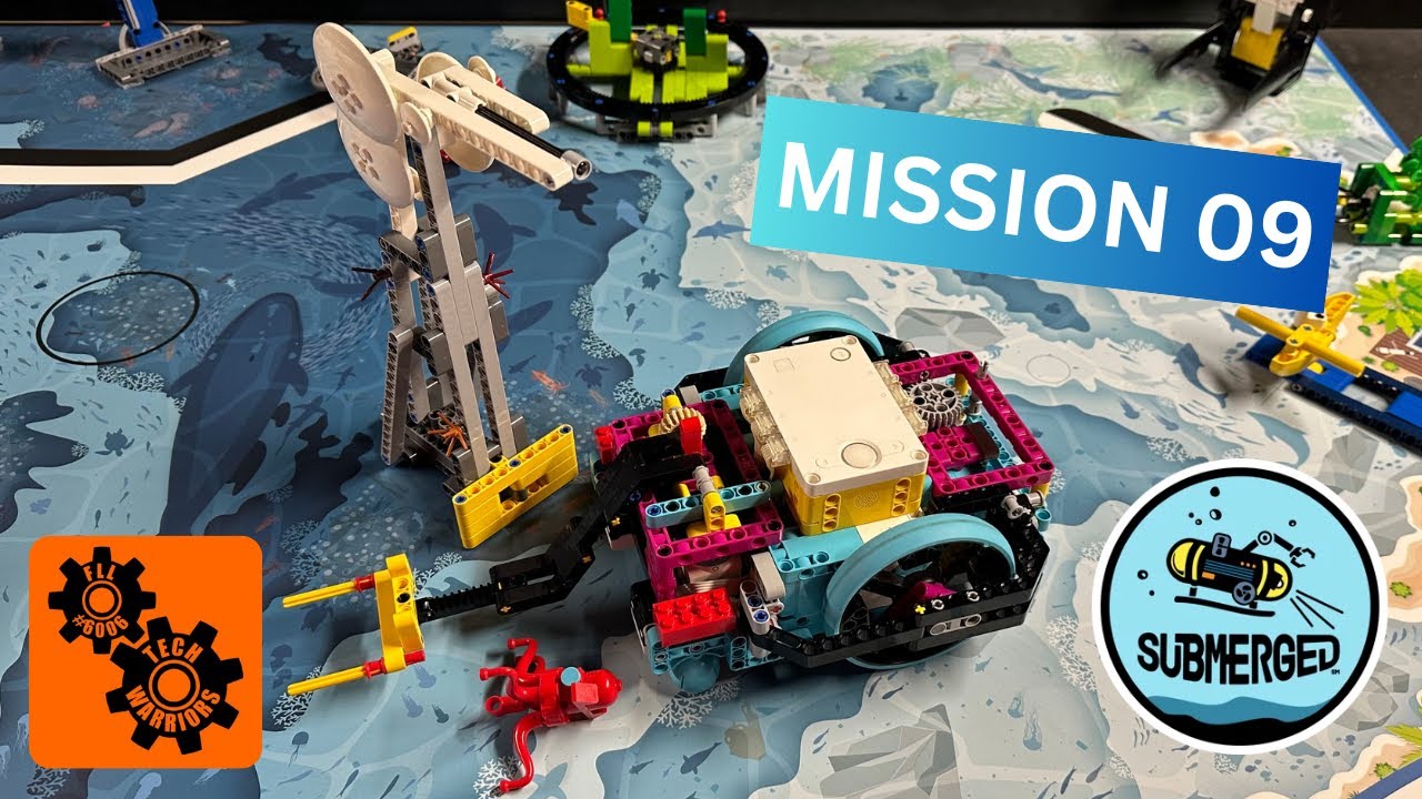2024-2025 FLL SUBMERGED Mission 09 Unexpected Encounter Solution with ...