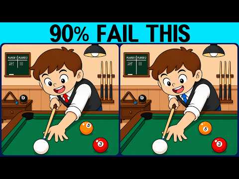 [Spot the Difference Brain Training] Find them all and prove your smartness.